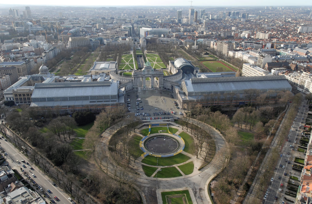 Parc du Cinquantenaire - Jubelpark - sky view - Brussels is yours